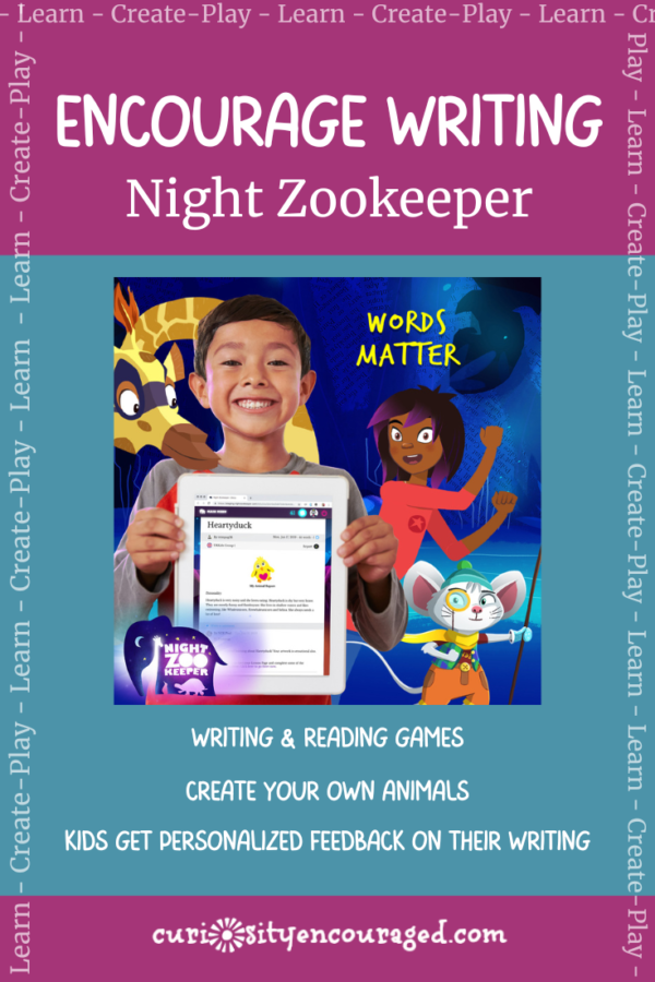 Encourage Writing with Night Zookeeper - Curiosity Encouraged